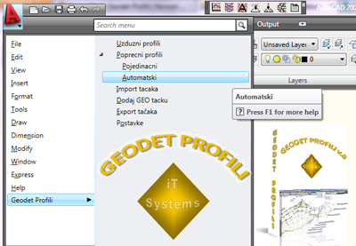 Geodet-Profiles - Application for automatic survey of geodetic profiles ...
